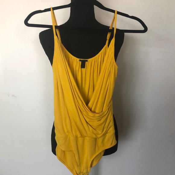 J. Crew | Tops | J Crew Yellow Bodysuit | Poshmark